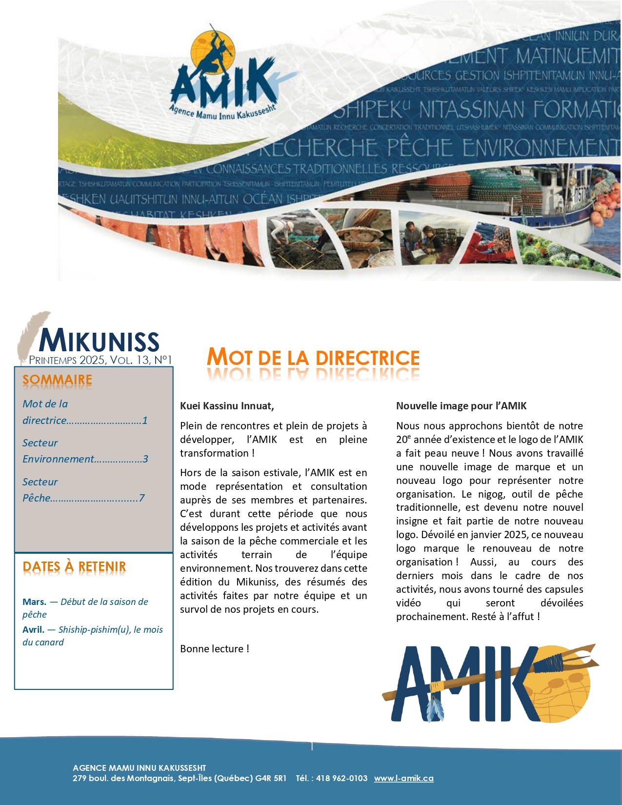 Mikuniss Printemps 2025 Vol. 13, No. 1 - AMIK